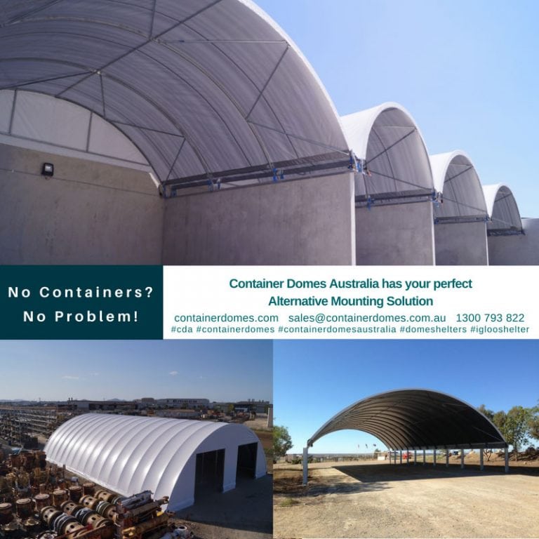 Alternative Mounting Options - Container Domes Australia