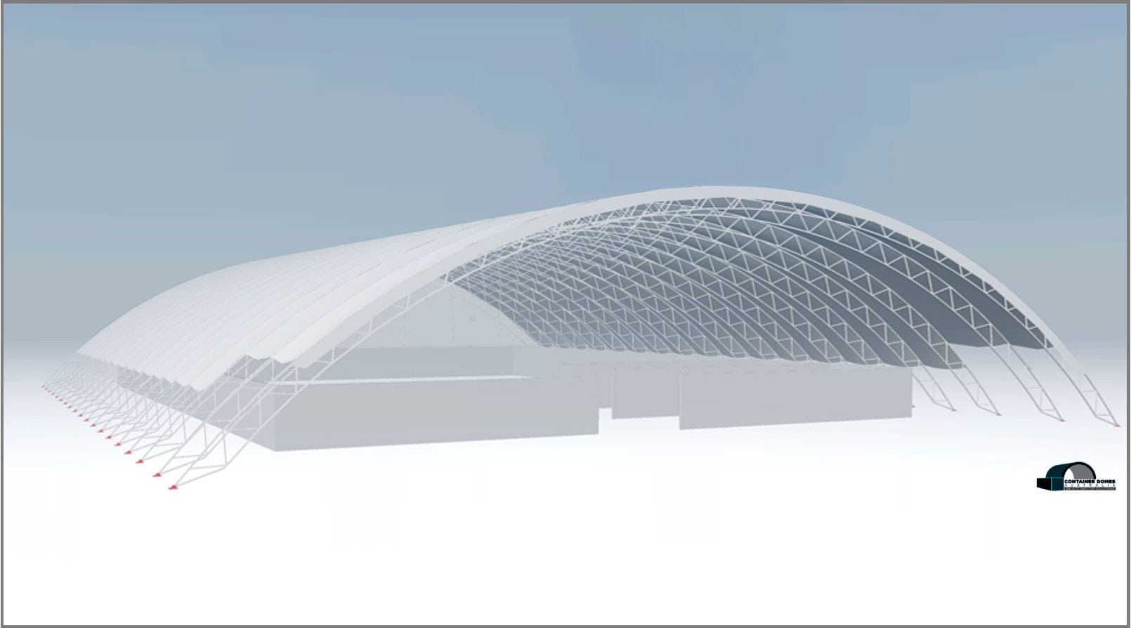 Case Study: Custom 17m x 33m Container Dome For Ballina Shire Council