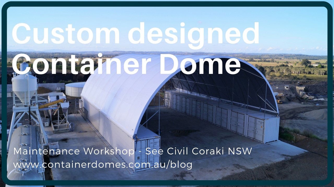 Case Study: 18m x 24m Container Dome - Apex Coraki NSW