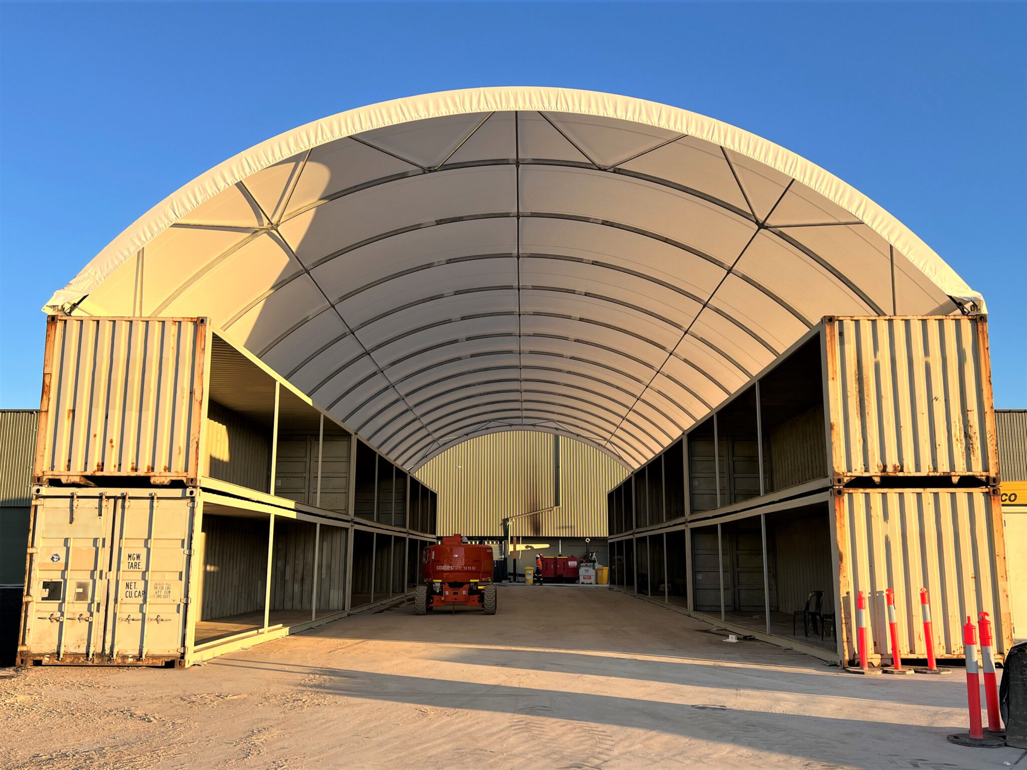 Mining storage solutions | Container Domes Australia