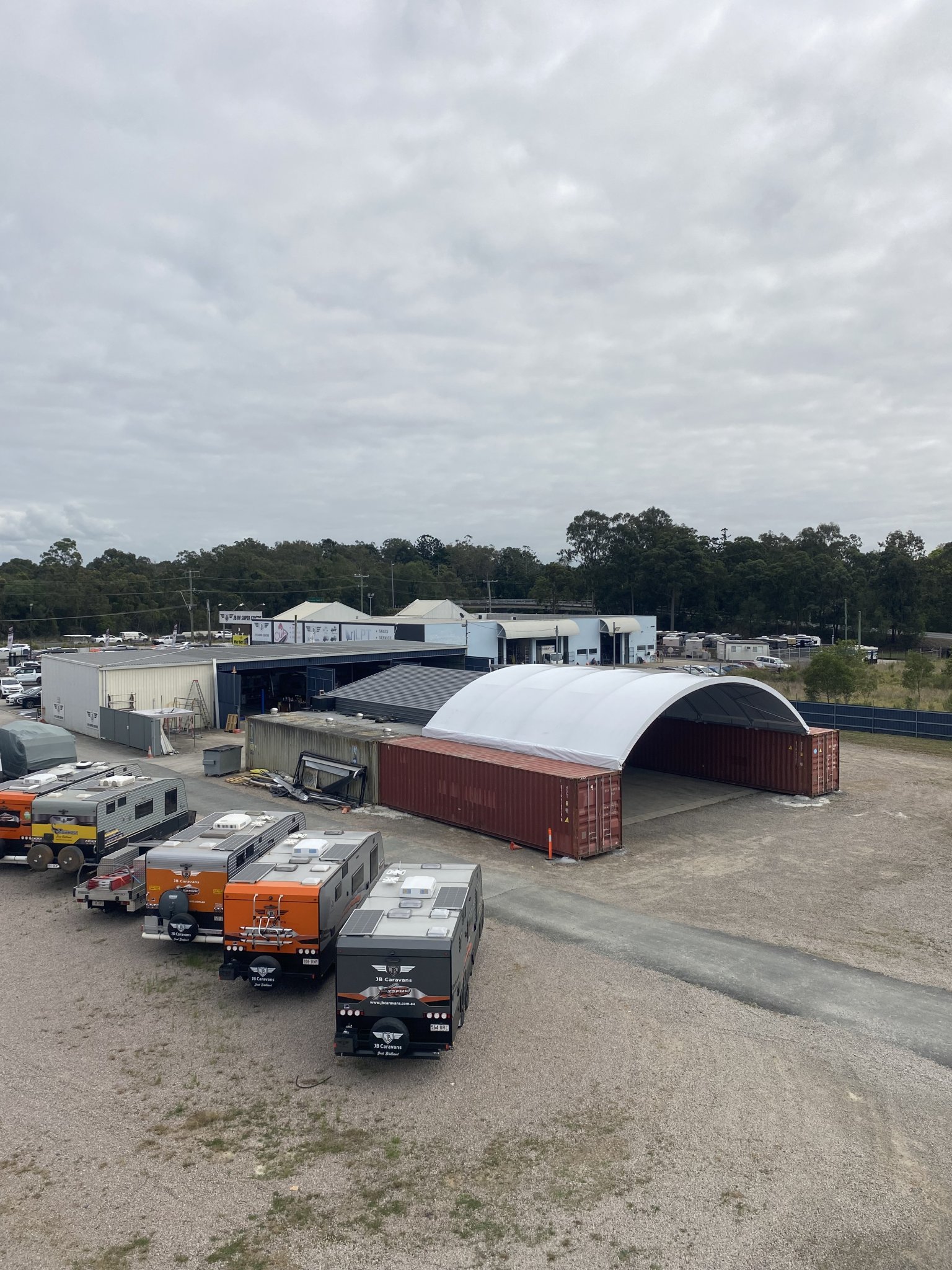 Construction Site Storage Solutions | Container Domes