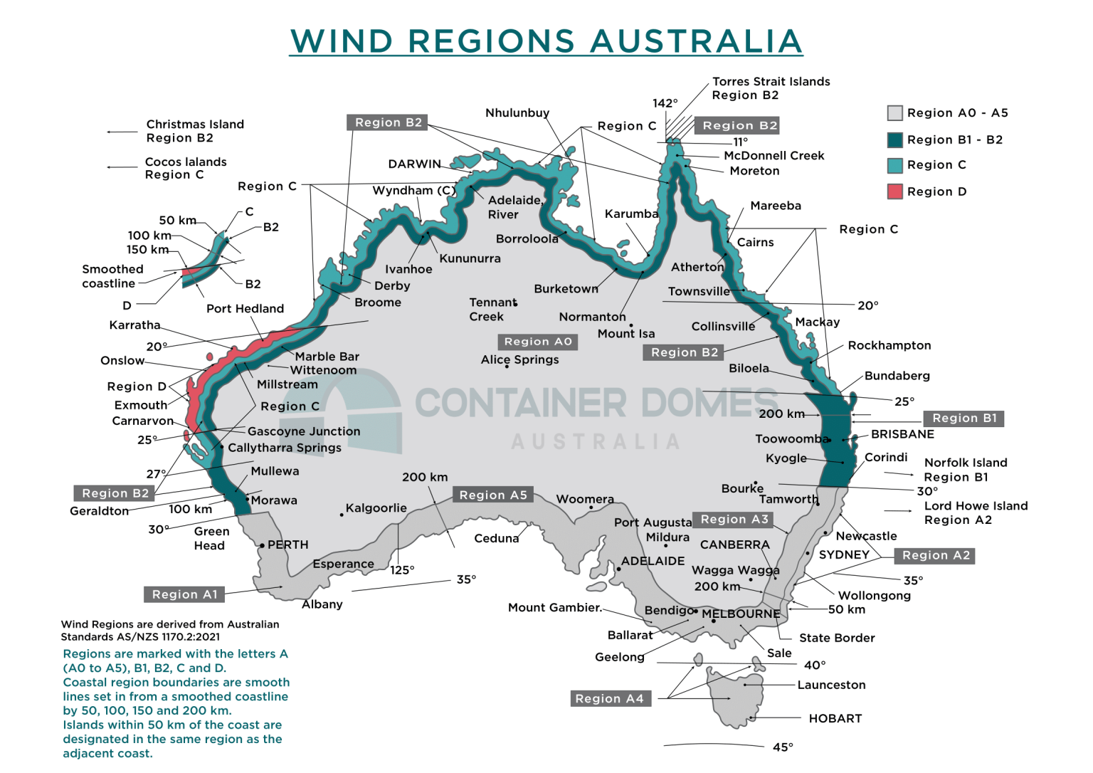 Wind Regions of Australia & Why They Matter | Container Domes